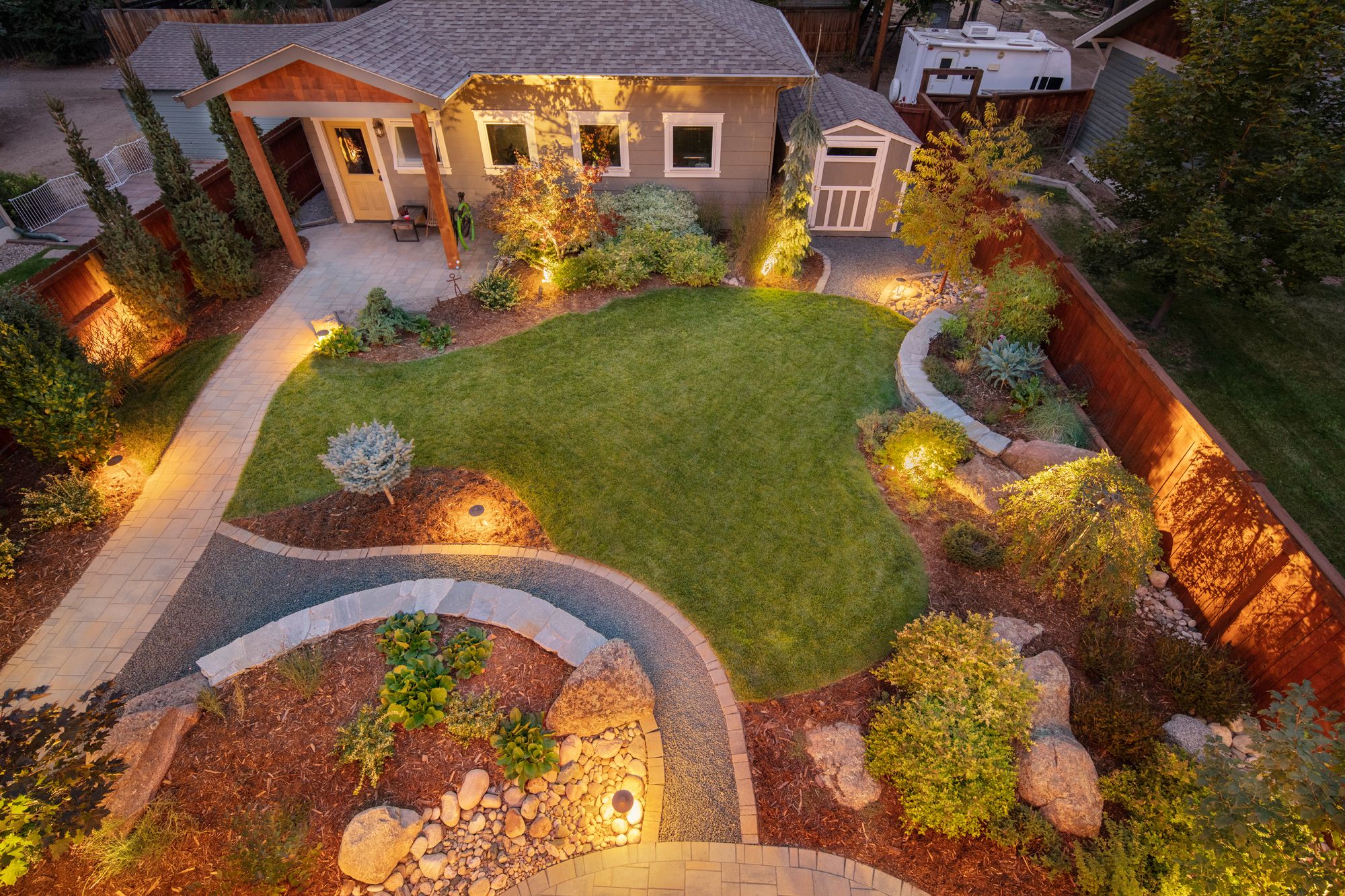 Landscape Lighting Services Fort Collins | Lindgren Landscape